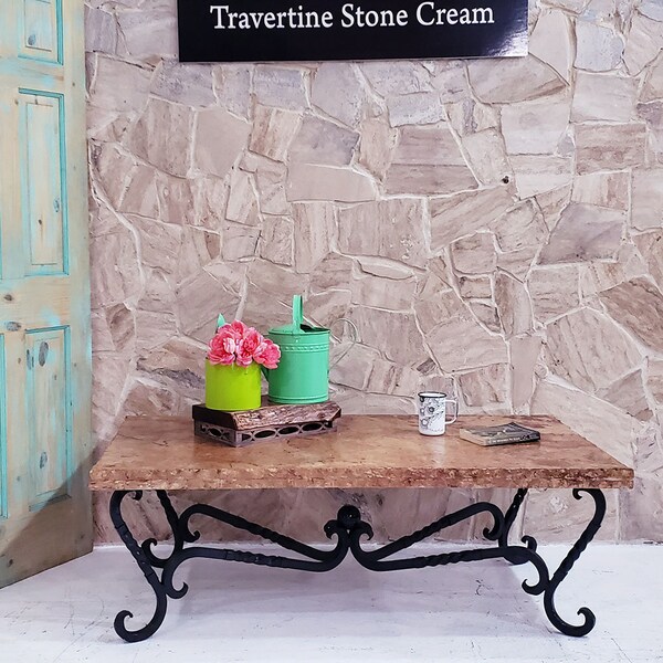 Travertine Rectangular Coffee Table - Etsy