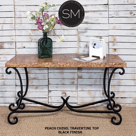Wrought iron entryway table store
