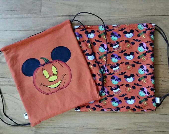 Mickey Backpack, Disney Bag, MNSSHP, Double Sided, Disney Halloween ...