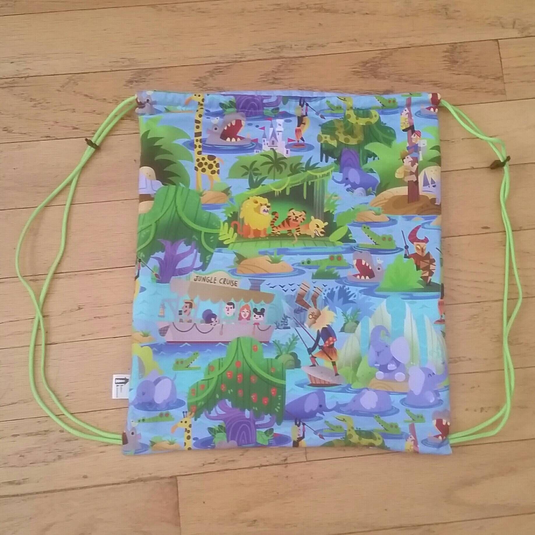 Disney Inspired Jungle Cruise Drawstring Backpack - Etsy