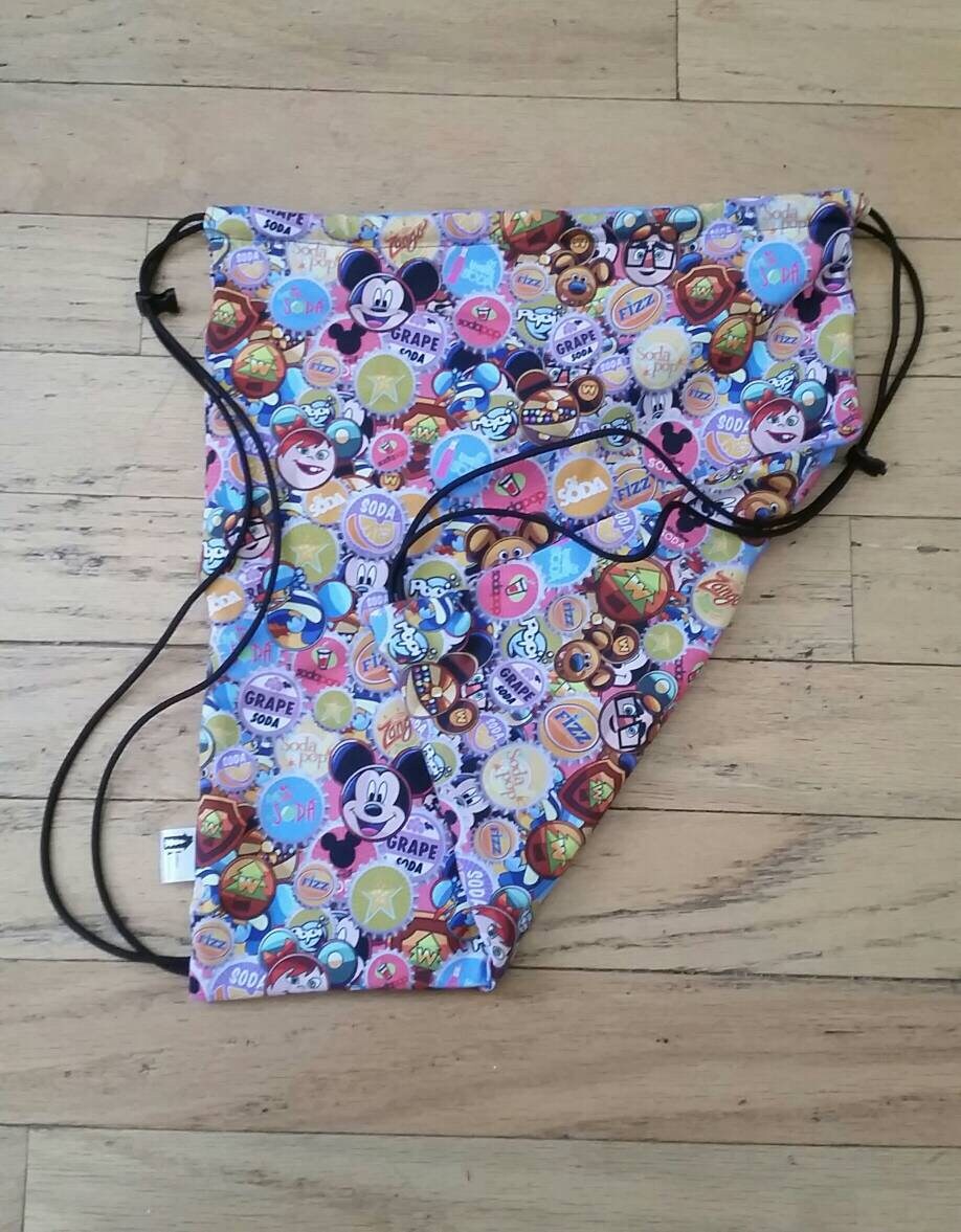 Bottle cap drawstring backpack, Up - Etsy Italia