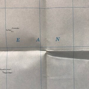 World Map Exxon Travel Club 1963 - Etsy