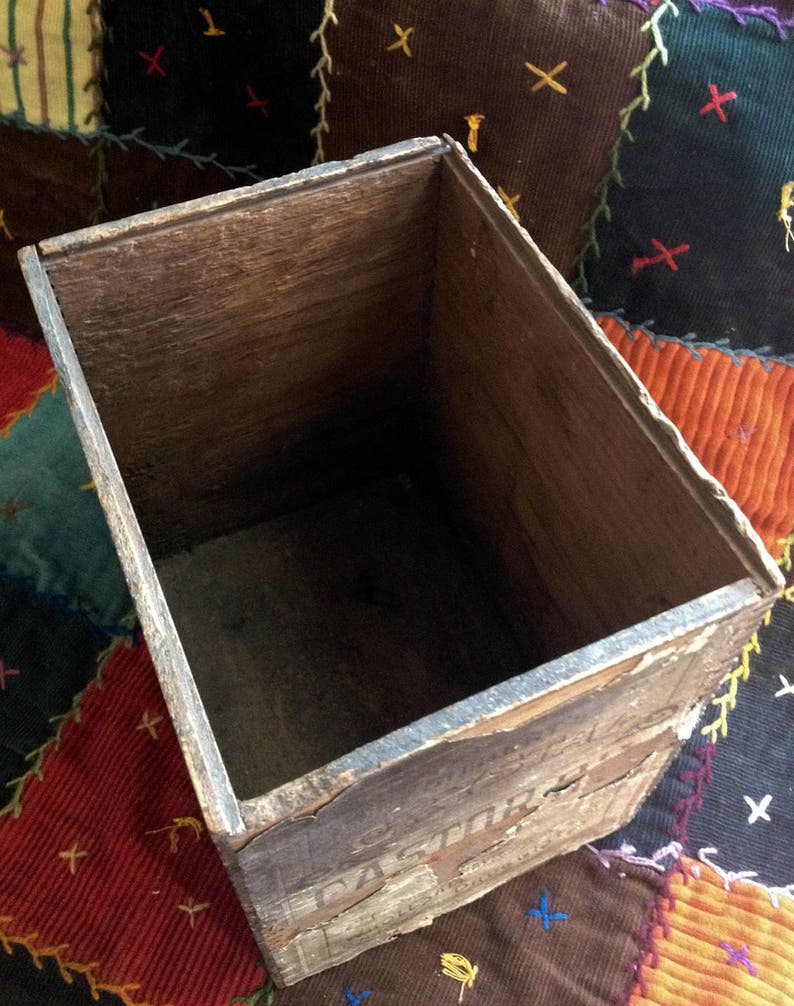 Castor Oil Wooden Box Crate Pharmacy - Etsy