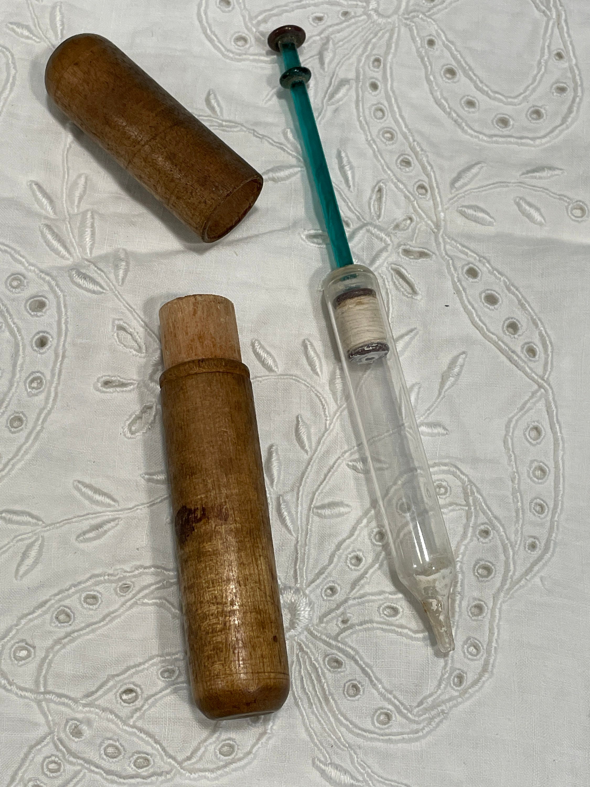 Vintage Glass Syringe