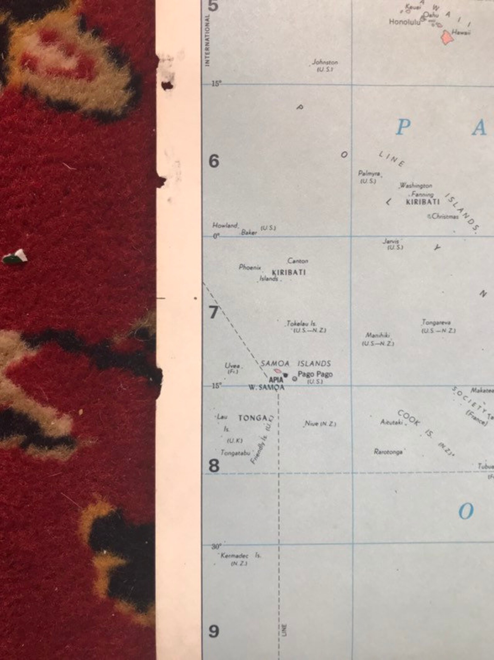 World Map Exxon Travel Club 1963 - Etsy