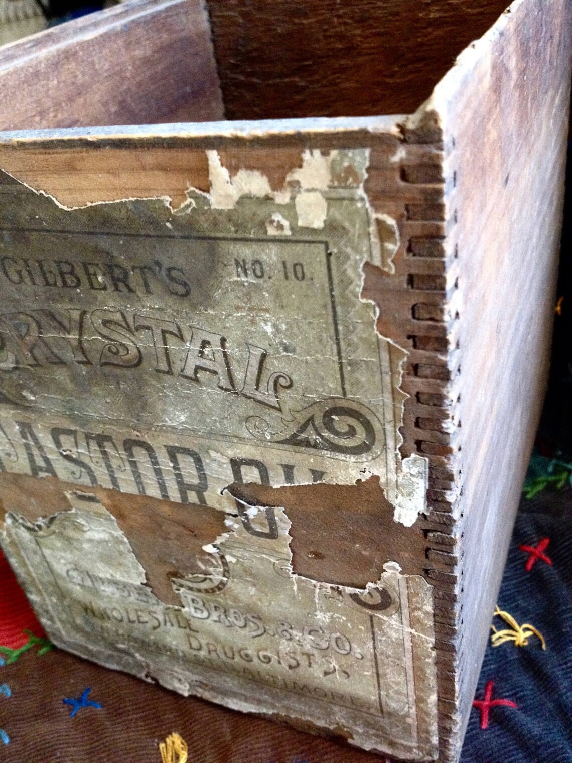 Castor Oil Wooden Box Crate Pharmacy - Etsy