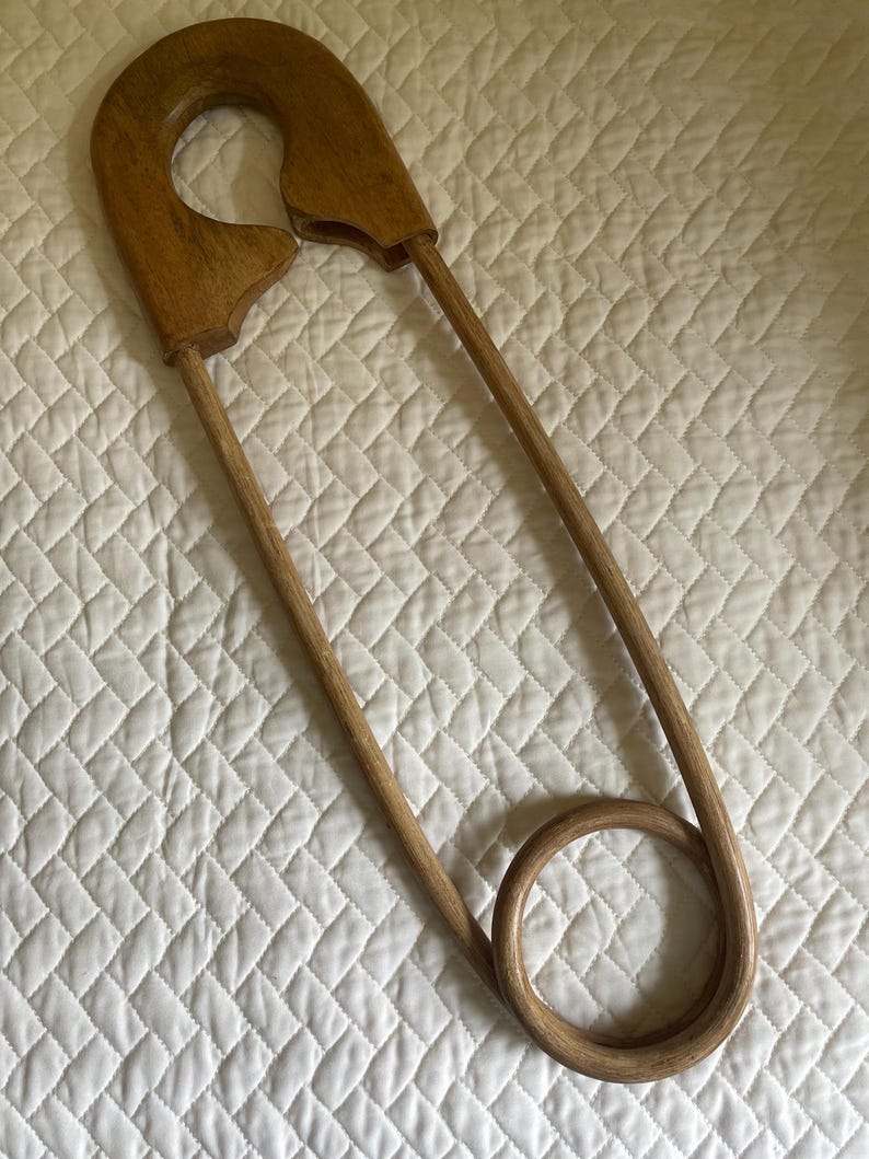 Bentwood “ginormous” Safety Pin Wall Decor - Etsy