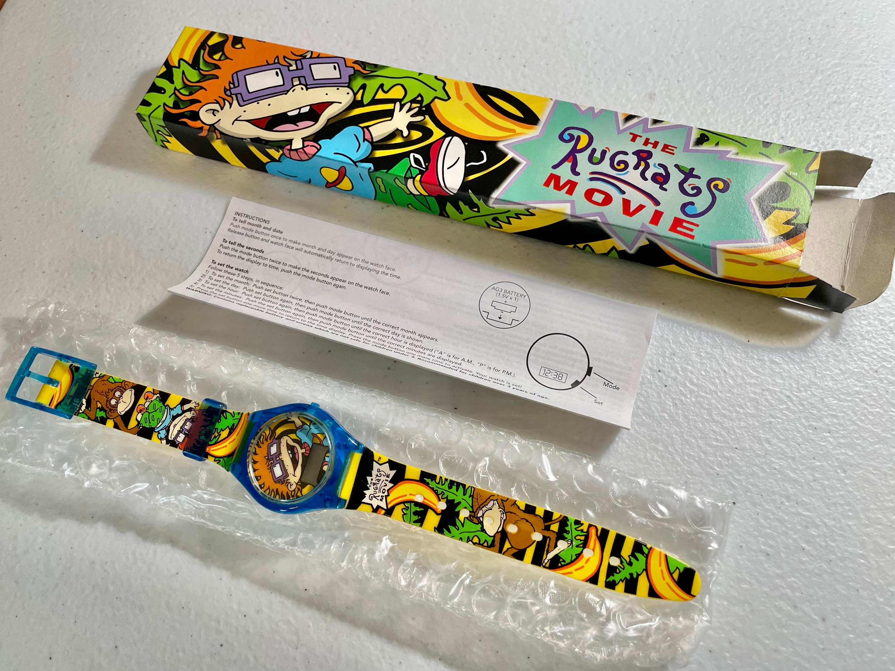 Rugrats Chuckie's Bananarama Burger King Watch NIB 1998 | lupon.gov.ph