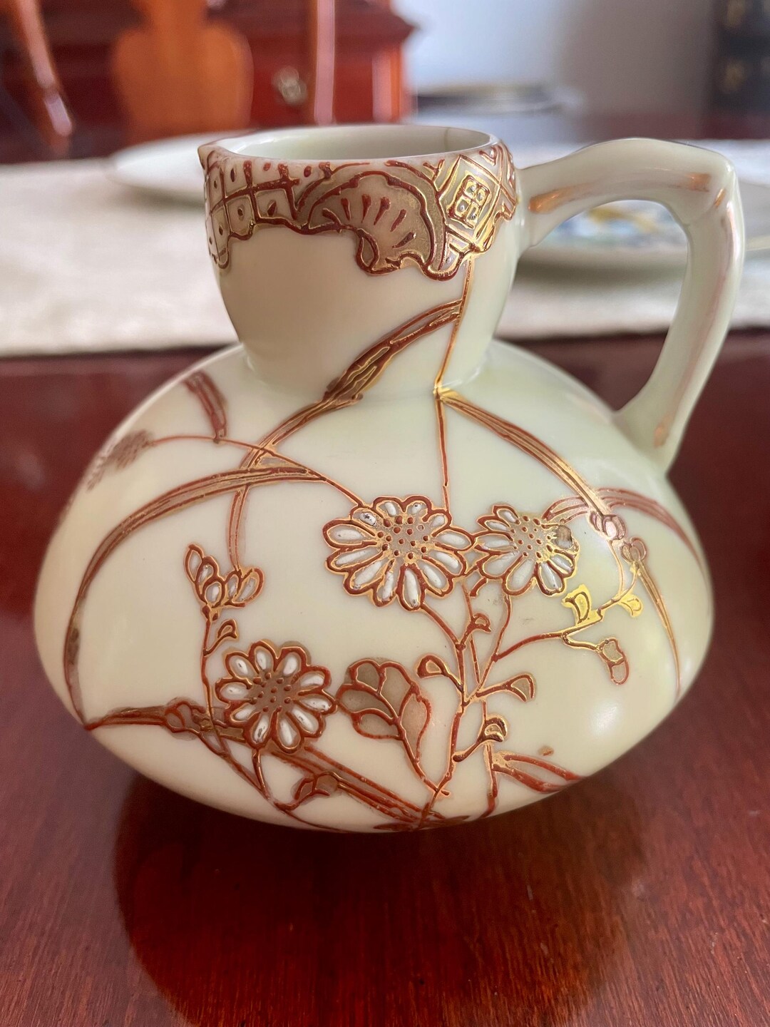 Antique Nippon Ware Cruet, Kato Shunko Style, Floral Gold Detail - Etsy