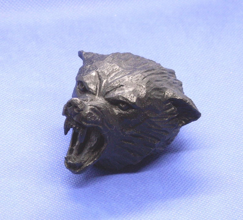 Black Wolf - Gearshift Knob or Walkingstick Head - Etsy