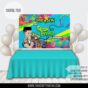 Fresh Prince Baby Shower, Fresh Prince Birthday, Banner, Fresh Prince ...