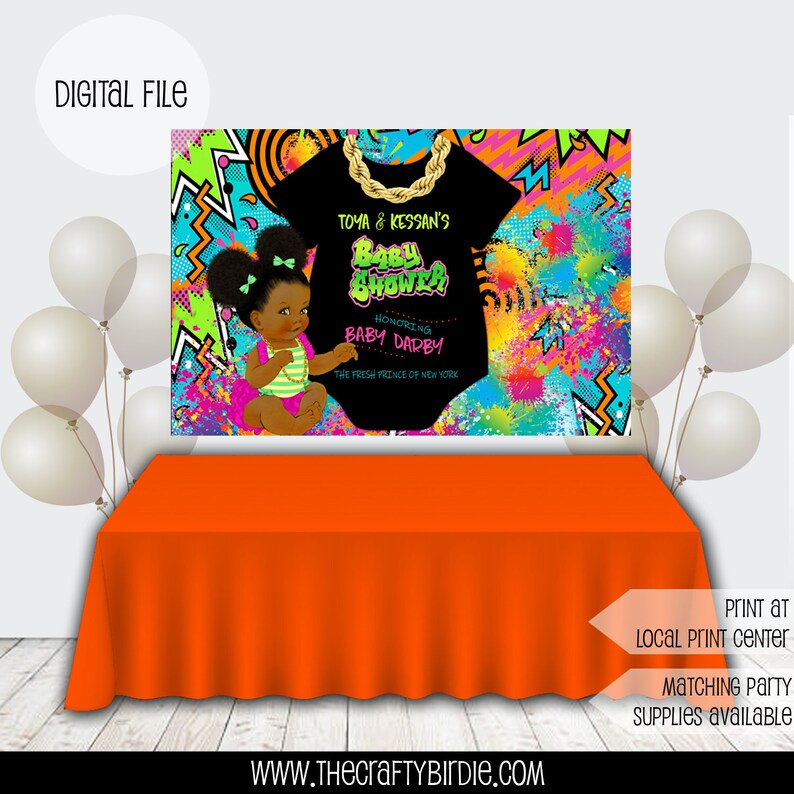 Fresh Princess Baby Shower Fresh Princess Birthday Banner | Etsy