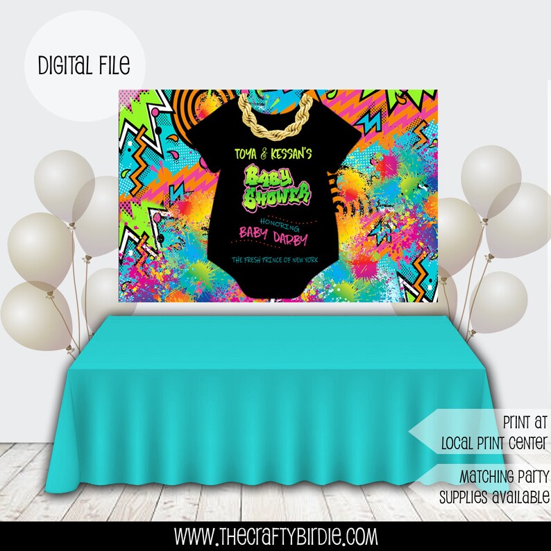 Fresh Princess Baby Shower Fresh Princess Birthday Banner - Etsy