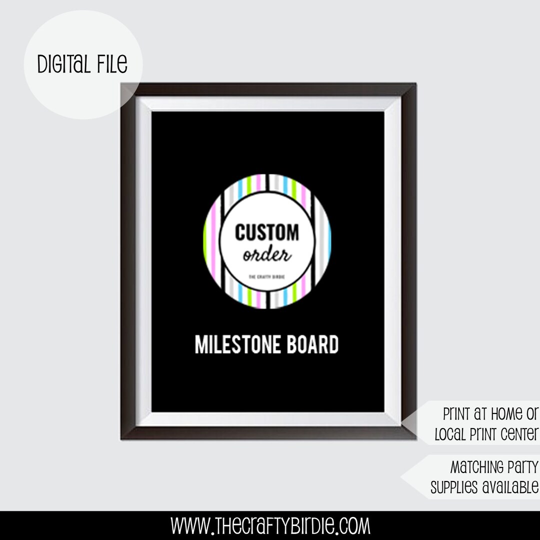 Custom Welcome Sign or Milestone Board - Etsy