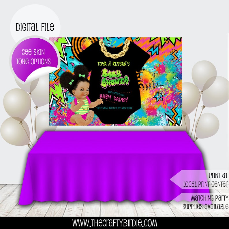 Fresh Princess Baby Shower Fresh Princess Birthday Banner | Etsy