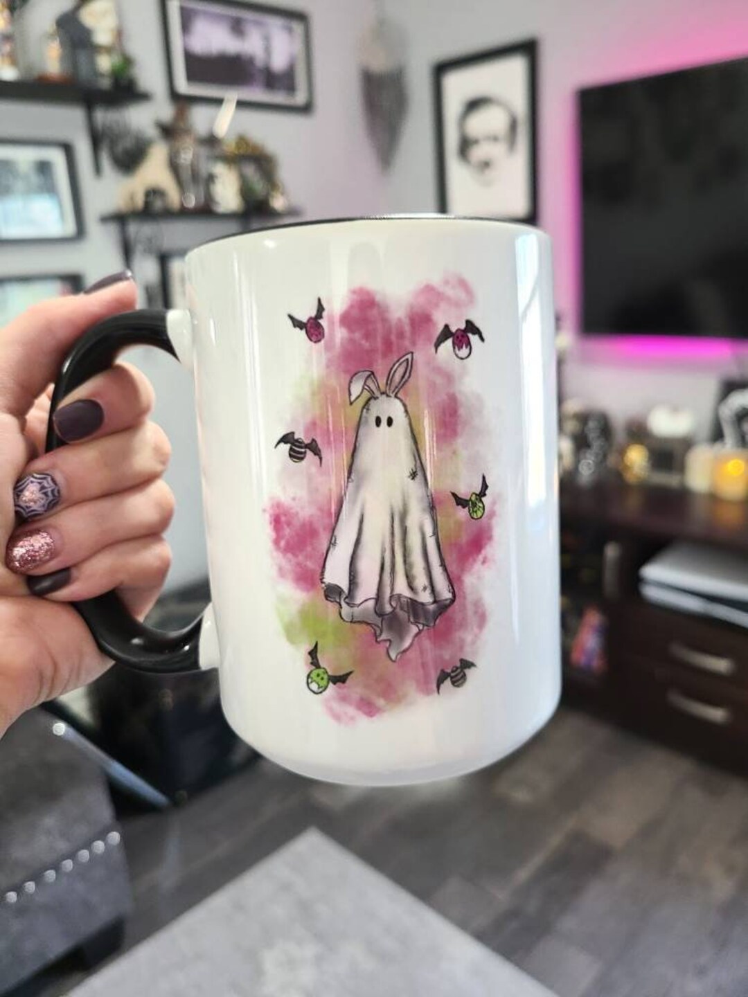 Easter Ghost Mug / Easter Decor / Witch Decor / Spooky Easter ...
