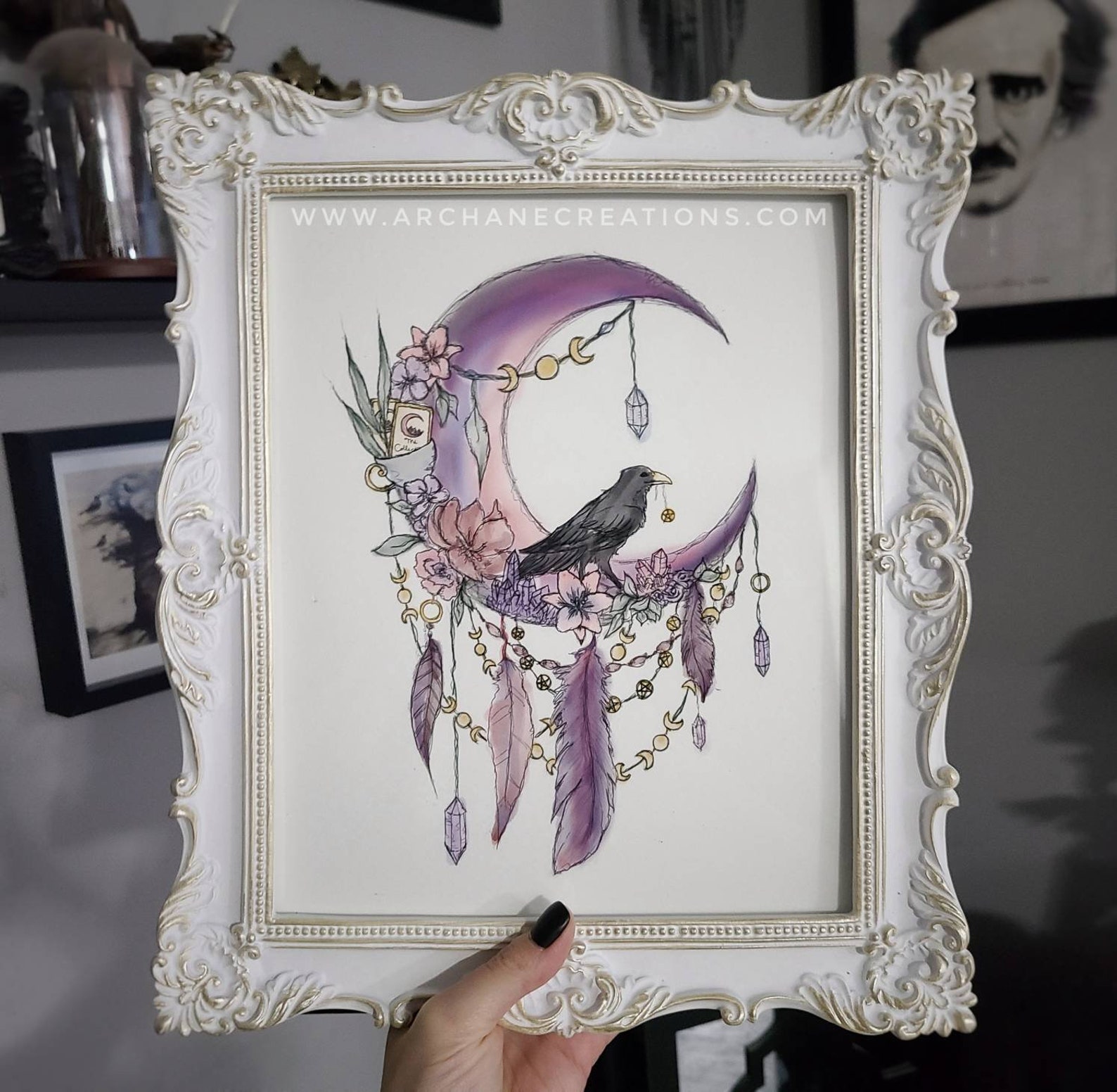 The Collector / Witchy Decor / Witch Decor / Wall Art / Witchy - Etsy