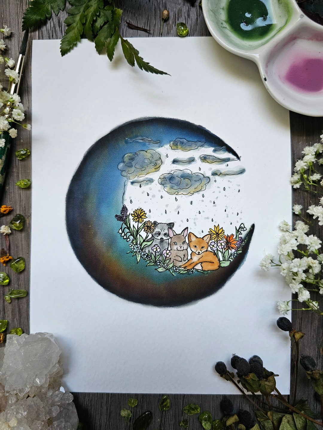 Spring Animals Art Print - Etsy