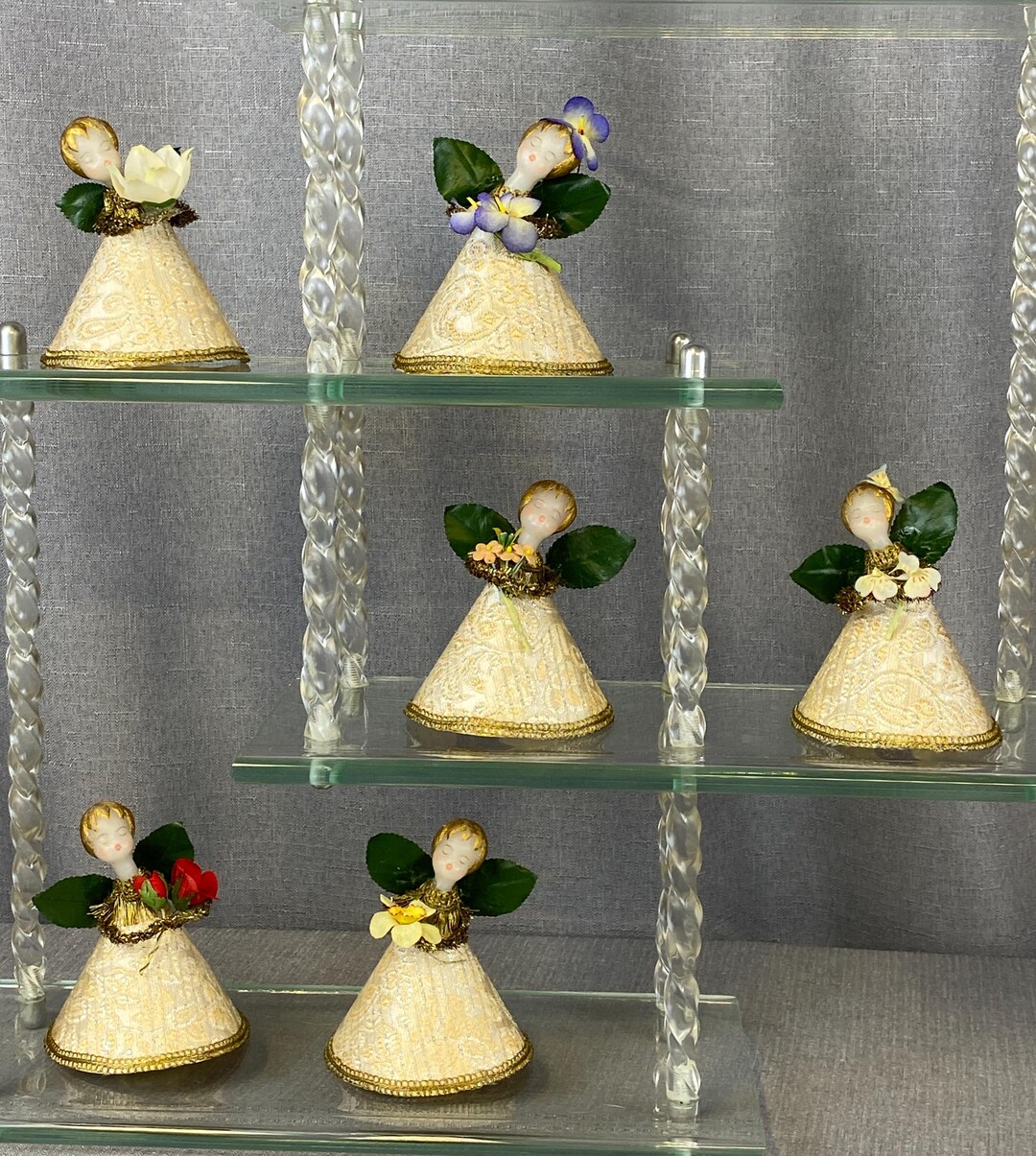 Koestel Angel Figurines. Set of Six! 4" Tall. West Germany. - Etsy