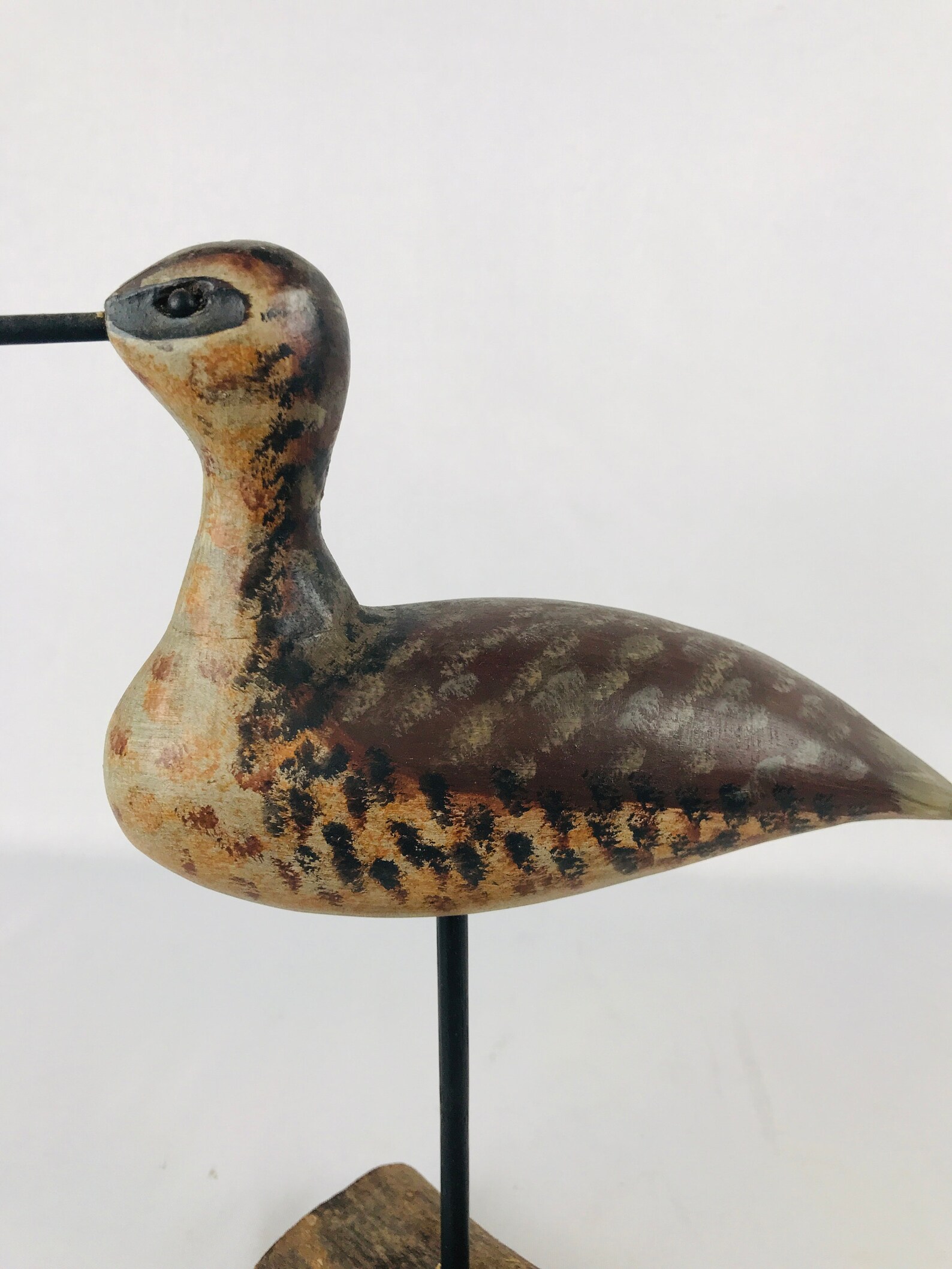 Shorebird Decoy Snipe 10.5 Tall Wood Carving | Etsy