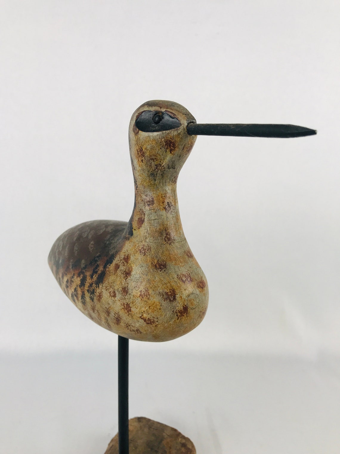 Shorebird Decoy Snipe 10.5 Tall Wood Carving | Etsy