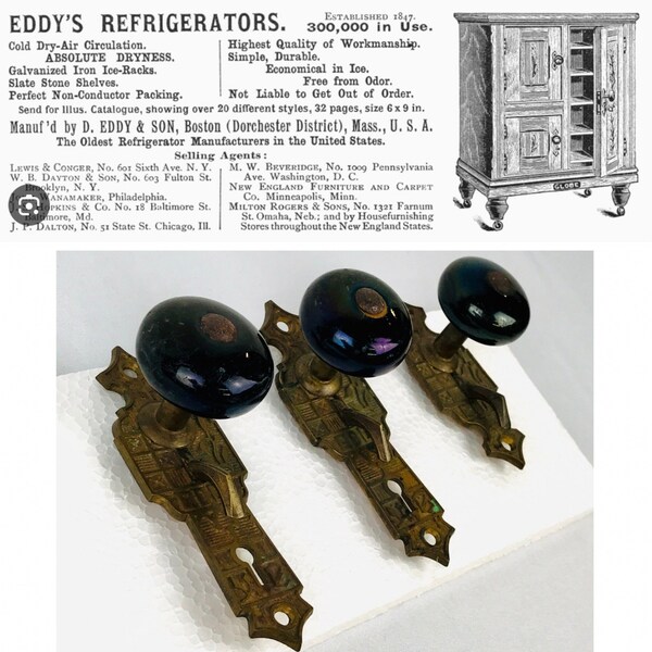 Antique Ice Box Hardware - Etsy