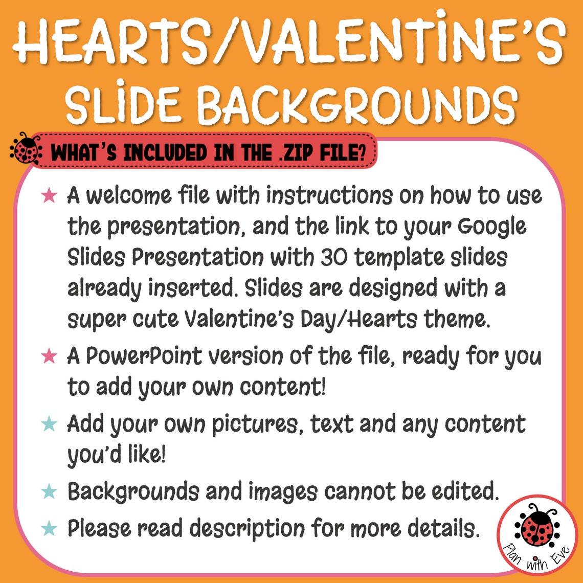 VALENTINE'S HEARTS Cute Power Point & Google Slides Presentation ...