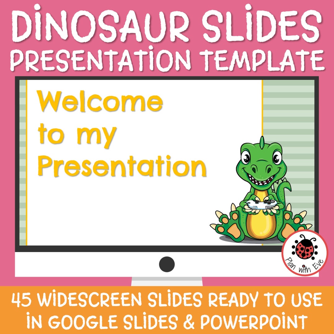 DINOSAURS DINOS Cute Power Point and Google Slides Presentation ...
