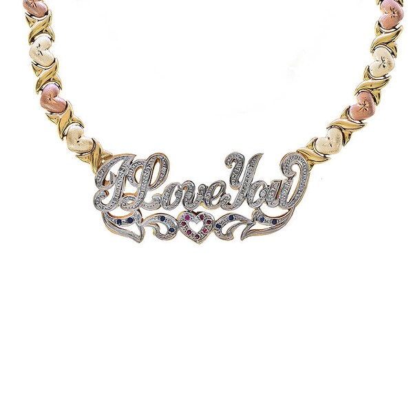 Xoxo Name Necklace - Etsy