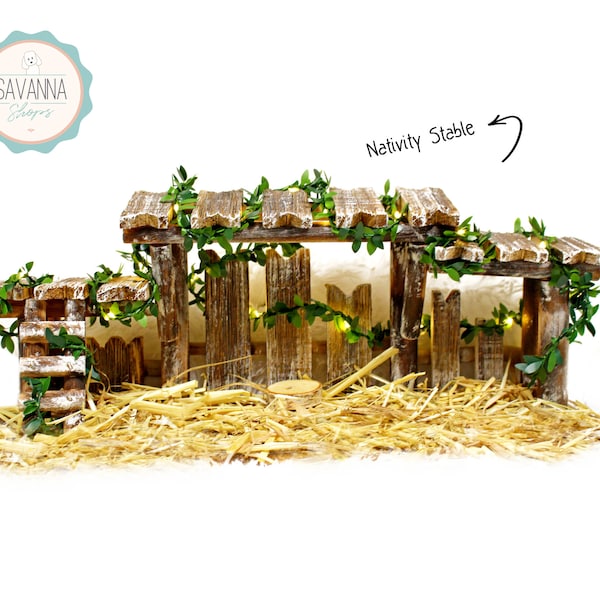 Nativity Stable - Etsy