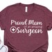 Proud Mom of an Amazing Surgeon, Mom of Doctor Shirt, Doctor ...