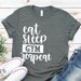 Eat, Sleep, Gym, Repeat, Cute Workout Shirt, Lifting Shirt, Yoga T ...