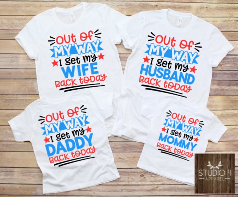 Matching Family Army Military Deployment Homecoming Shirts - Etsy
