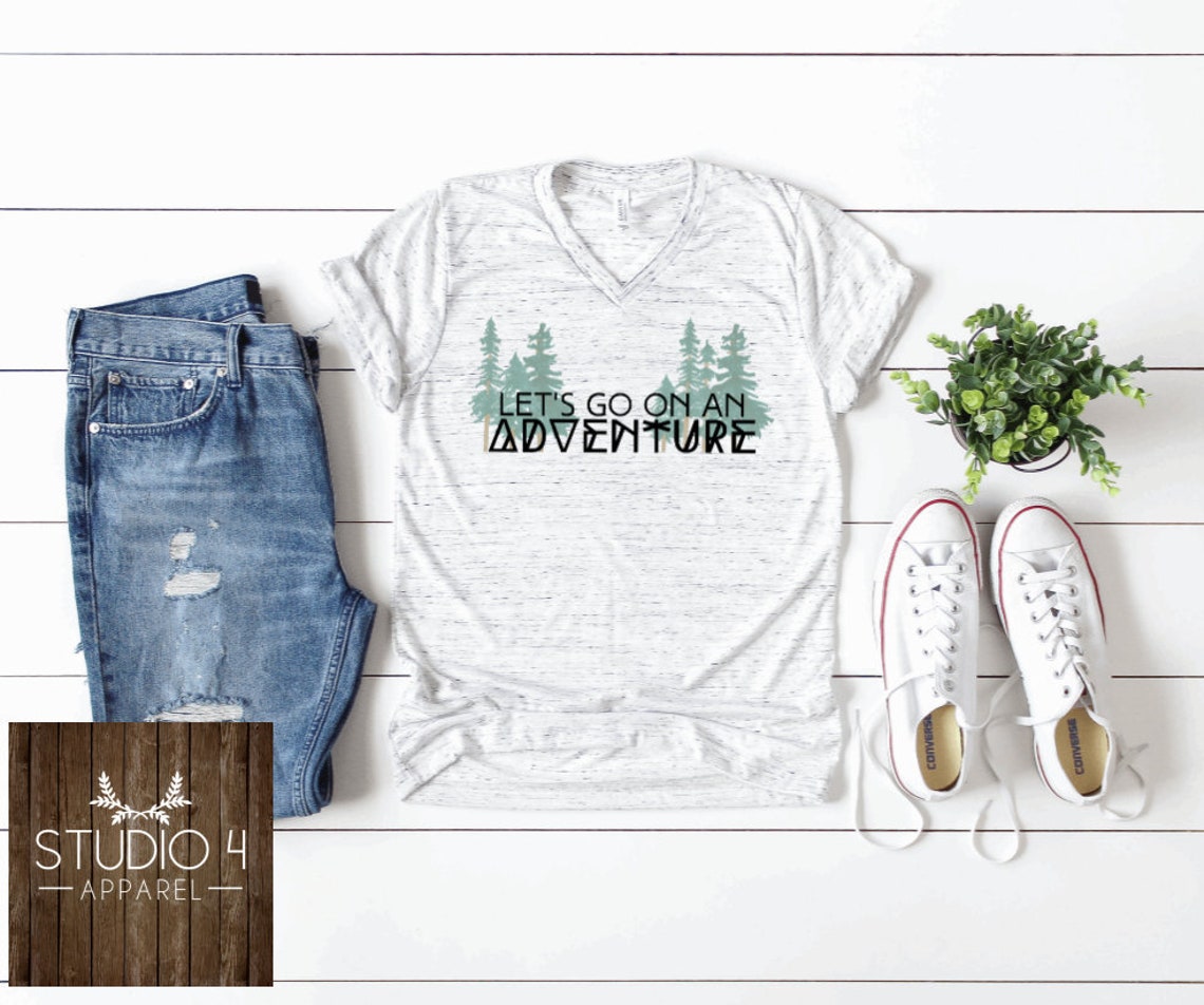 Let's Go on an Adventure Shirt Shirt for Travel Trip | Etsy