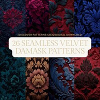 Turquoise and Gold Damask Digital Paper, Seamless Patterns (digital Download) - Etsy