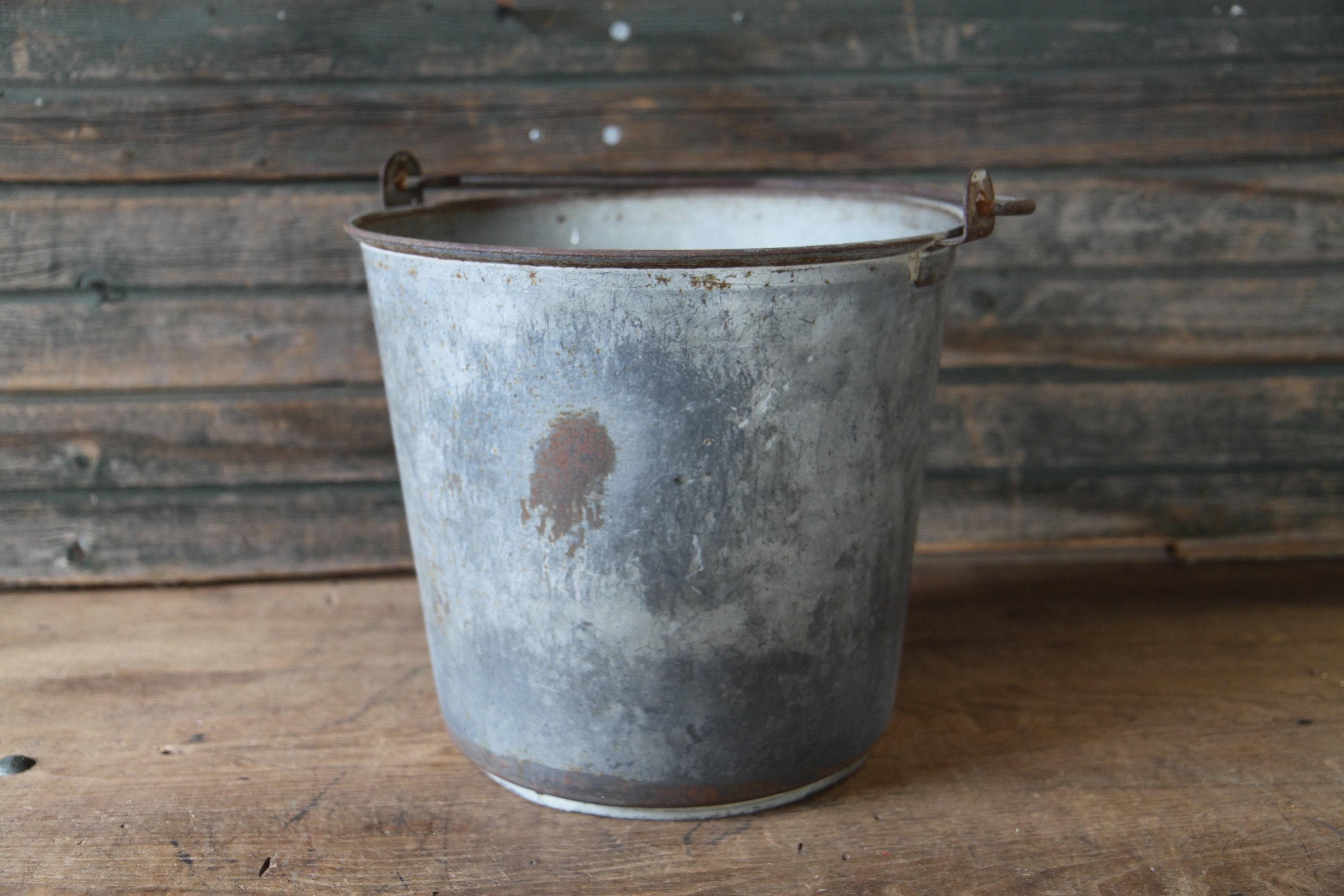 Vintage Superior milk pail cream pail rustic metal pail | Etsy
