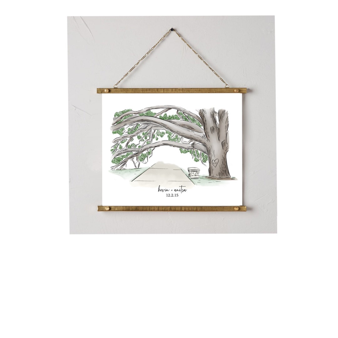 Century Tree 8x10 Digital Printable Download Wedding Engagement Carved ...