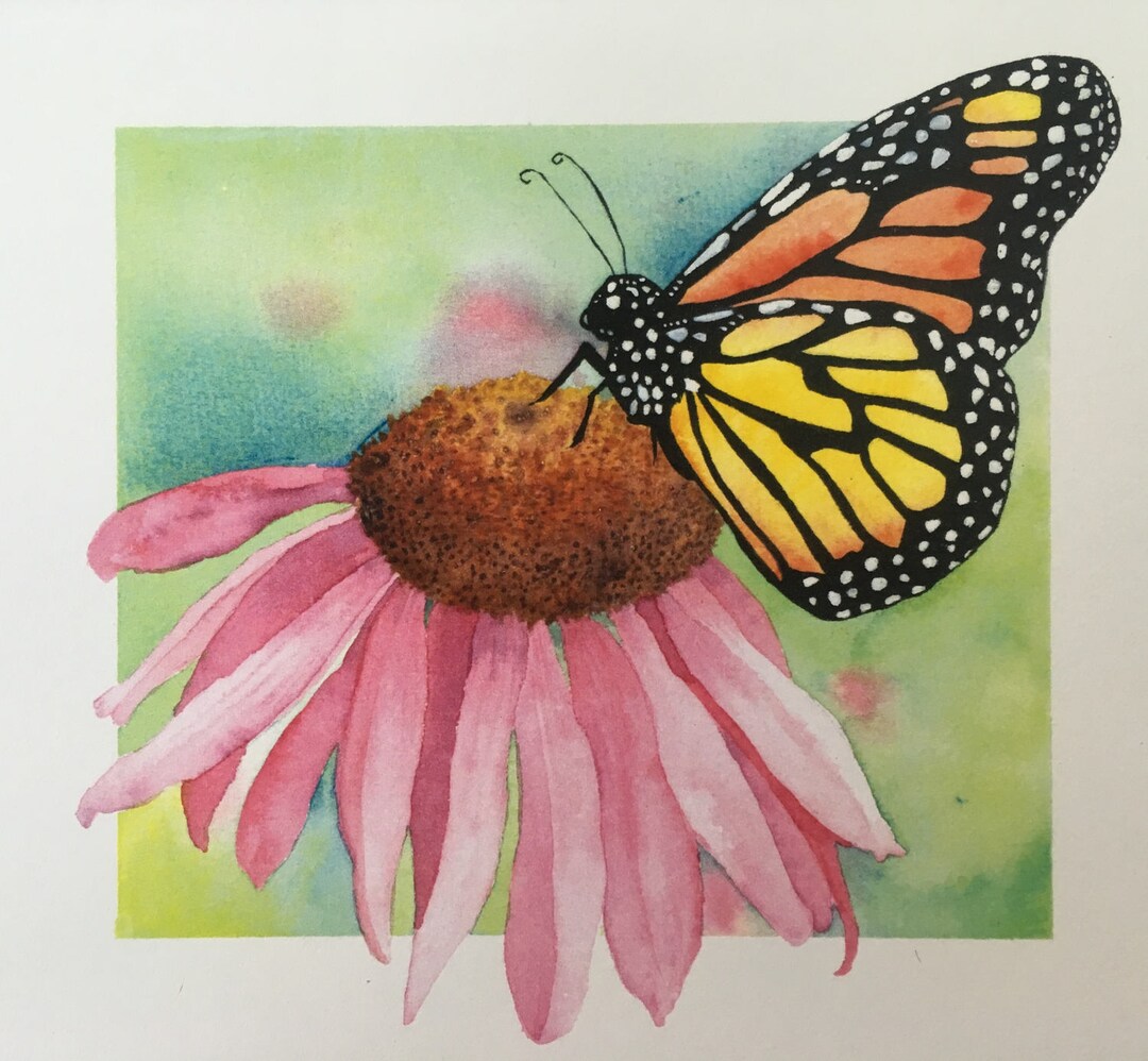 Monarch Alight Card - Etsy