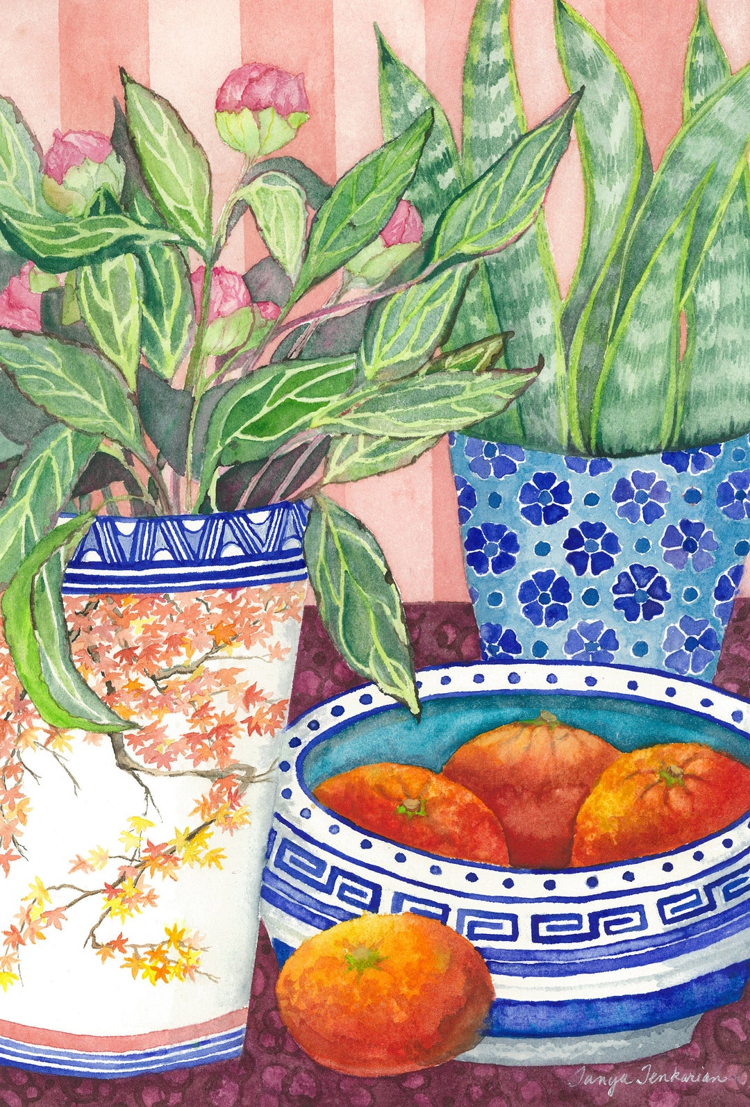 Japanese Maple Card - Etsy