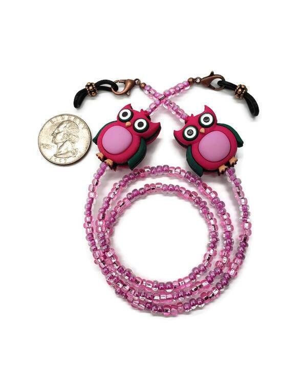 Eyeglass chain eyewear retainer eyewear accessory owl lover | Etsy