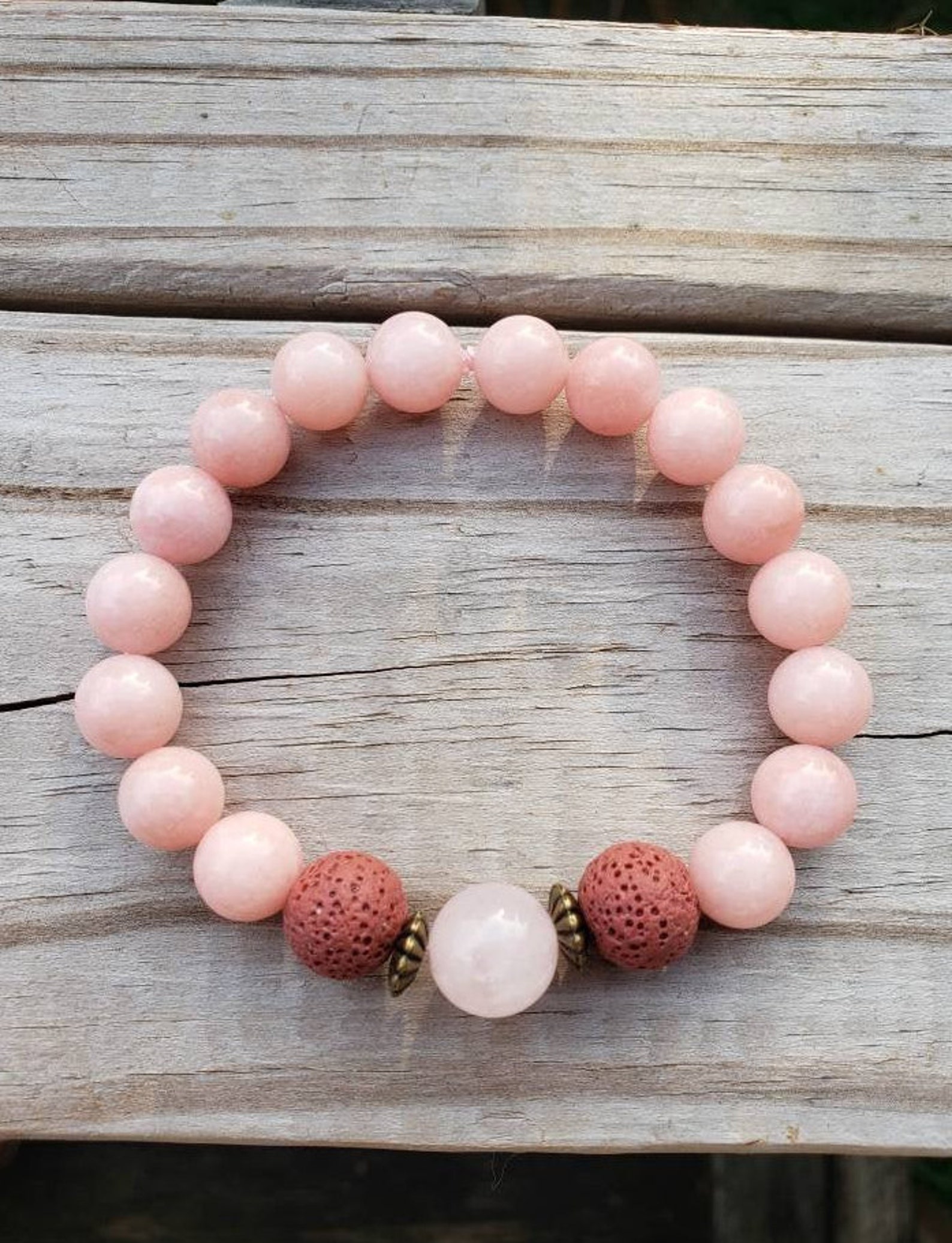 Essential Oil Diffuser Stretchable Bracelet, Aromatherapy Jewelry, Lava ...