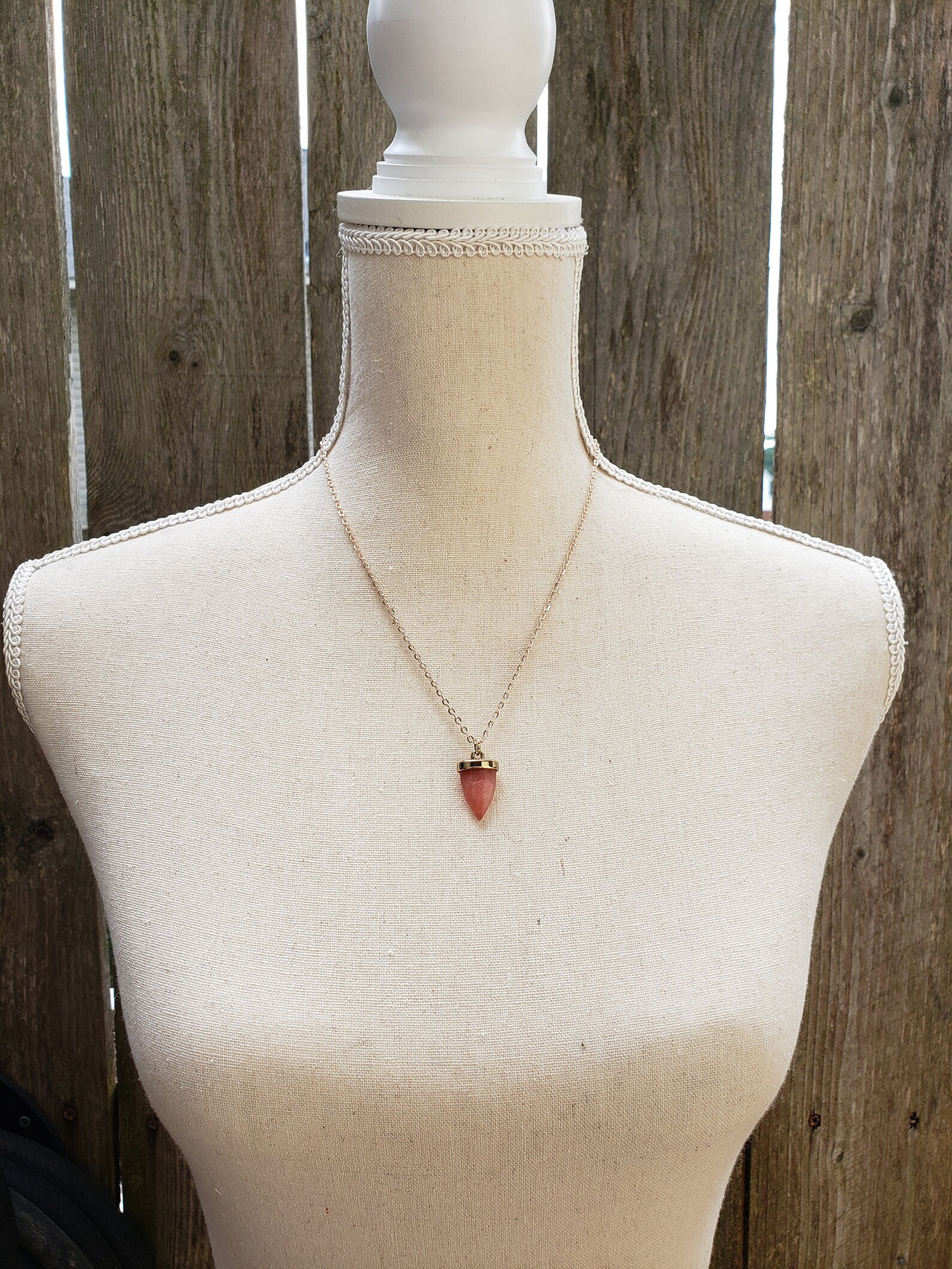 Quartz Arrowhead Necklace, Arrow Gifts for Her, Crystal Necklace ...