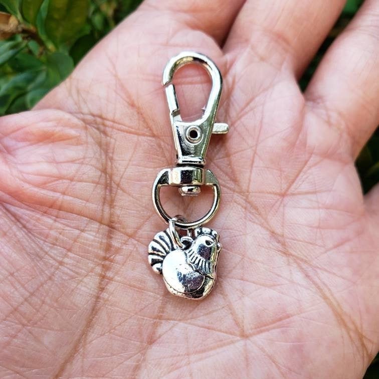 Chicken purse charm set of 2 3 4 5 10 20 chicken party | Etsy