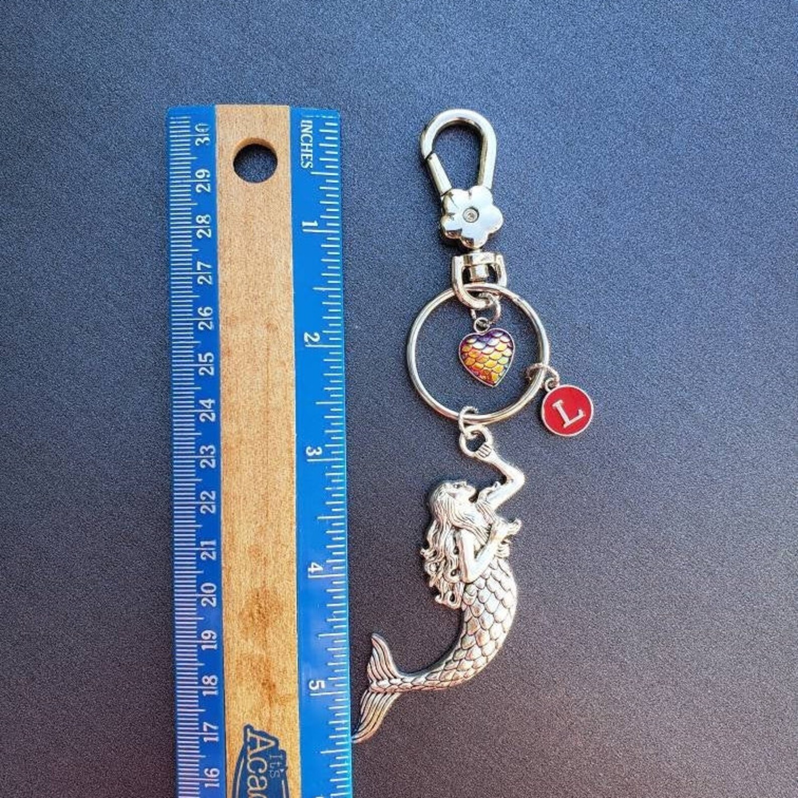 Personalized Keychain for Women Mermaid Keychain Beach Gift - Etsy