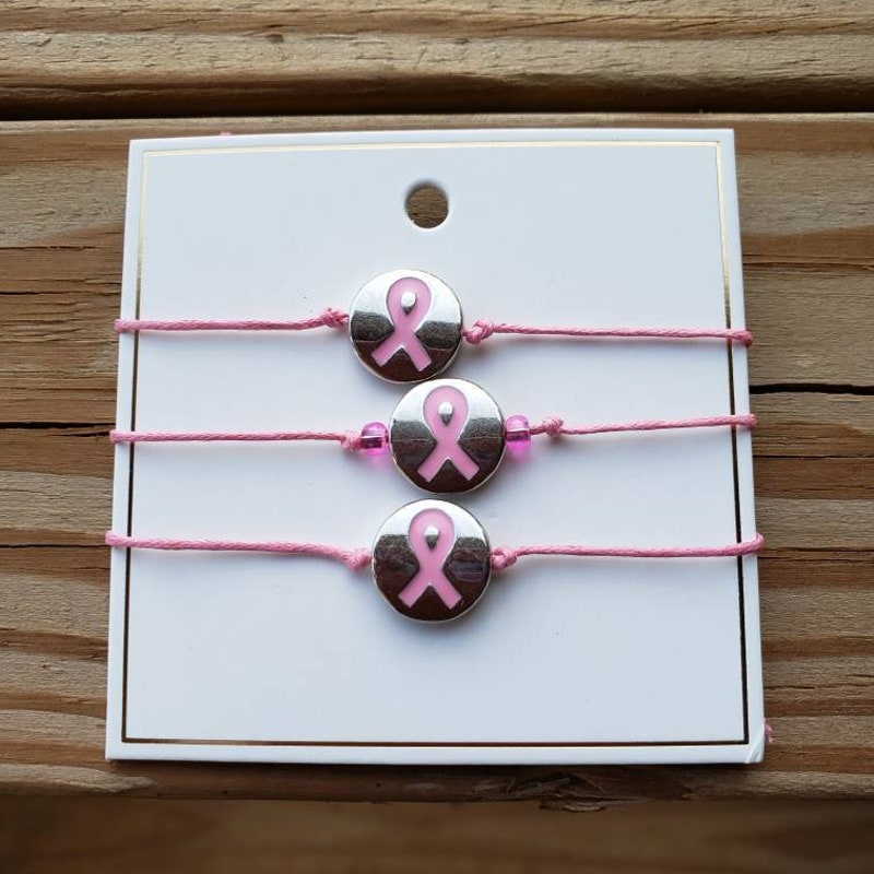 Breast Cancer Bracelet - Etsy