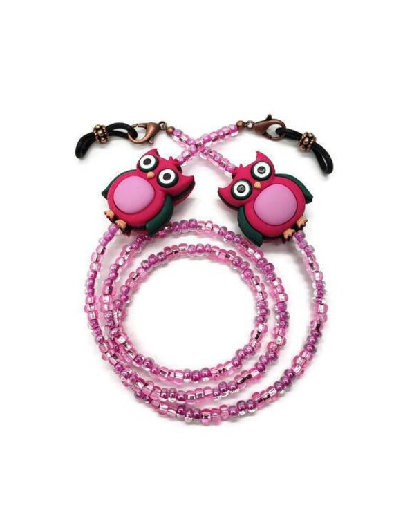 Eyeglass chain eyewear retainer eyewear accessory owl lover | Etsy