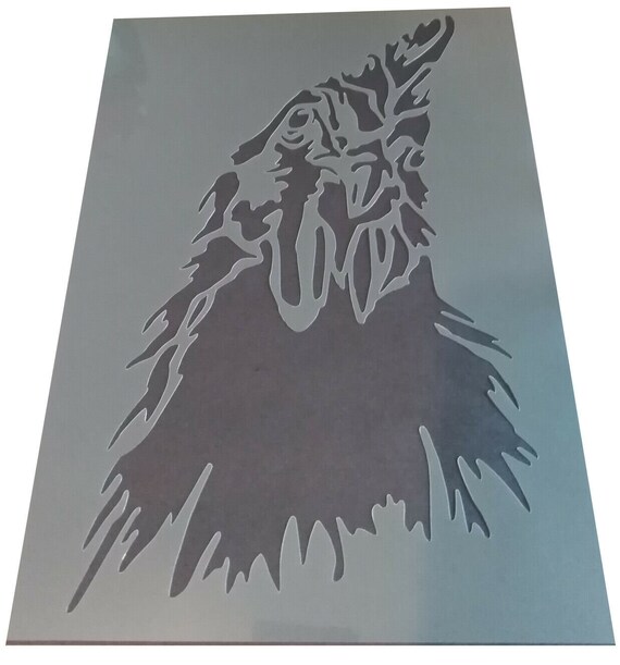 Shabby Chic Plastic Stencil Cockerel Hen Chicken Design D | Etsy