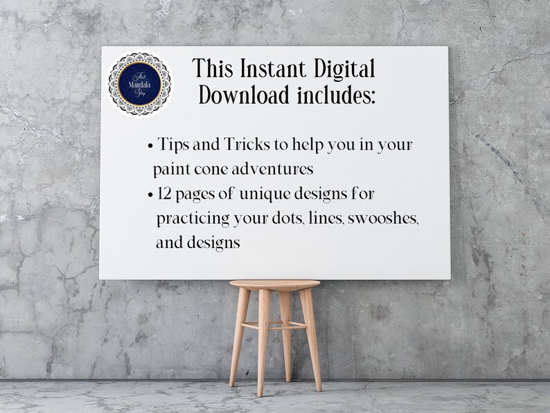 Paint Cone Practice Sheets Digital Download PDF File 12 - Etsy