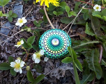 Mandala stone | Etsy