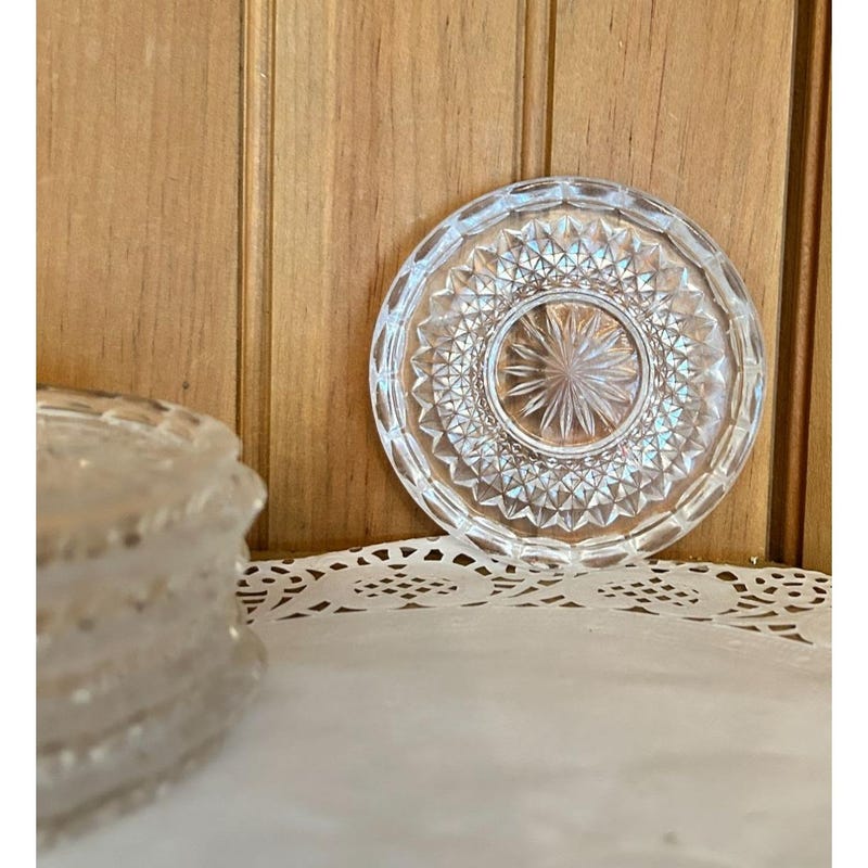 Retro Glass Coasters - Etsy